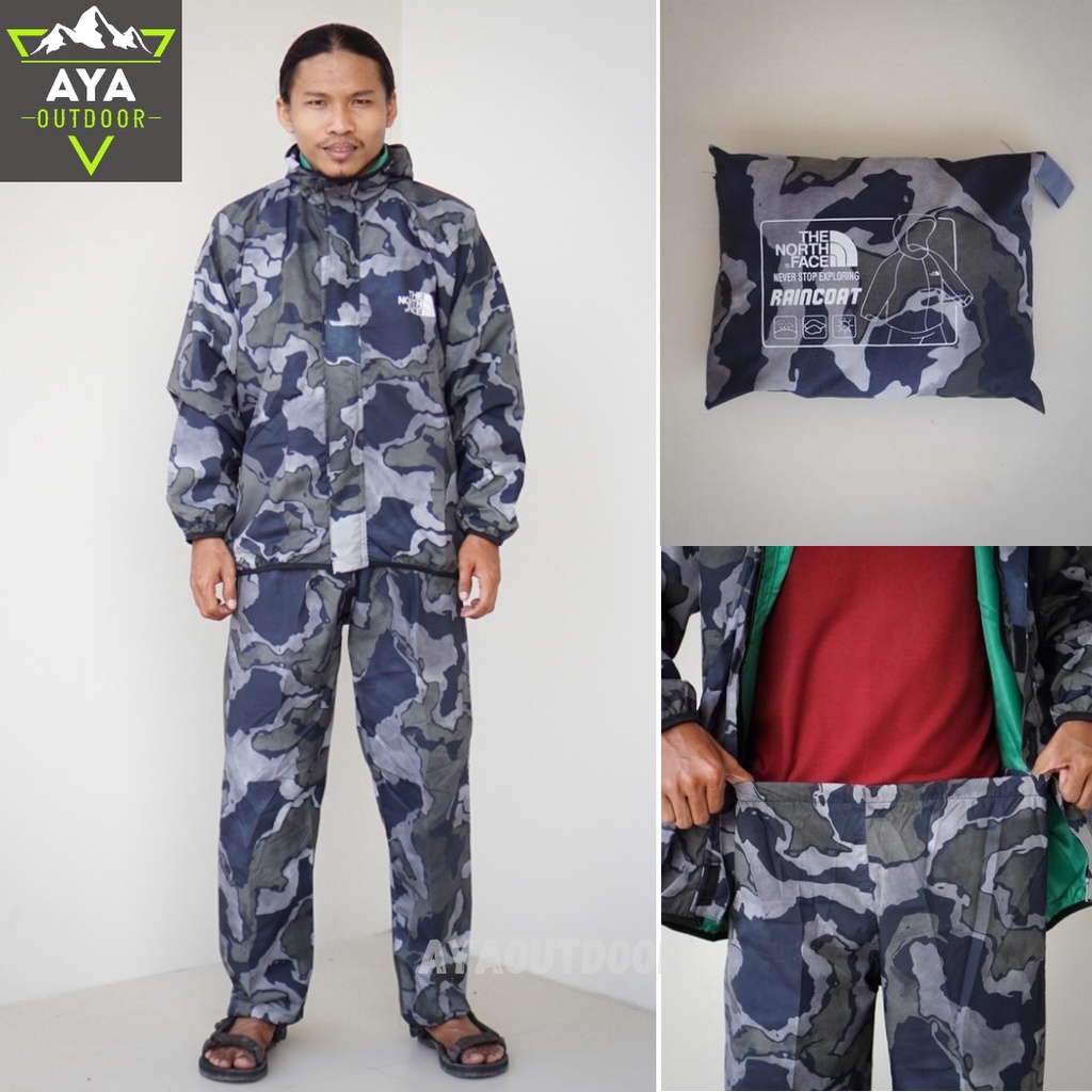 Jual JAS HUJAN RAINCOAT SETELAN JAKET DAN CELANA MANTEL HUJAN PRIA DAN WANITA | Shopee Indonesia