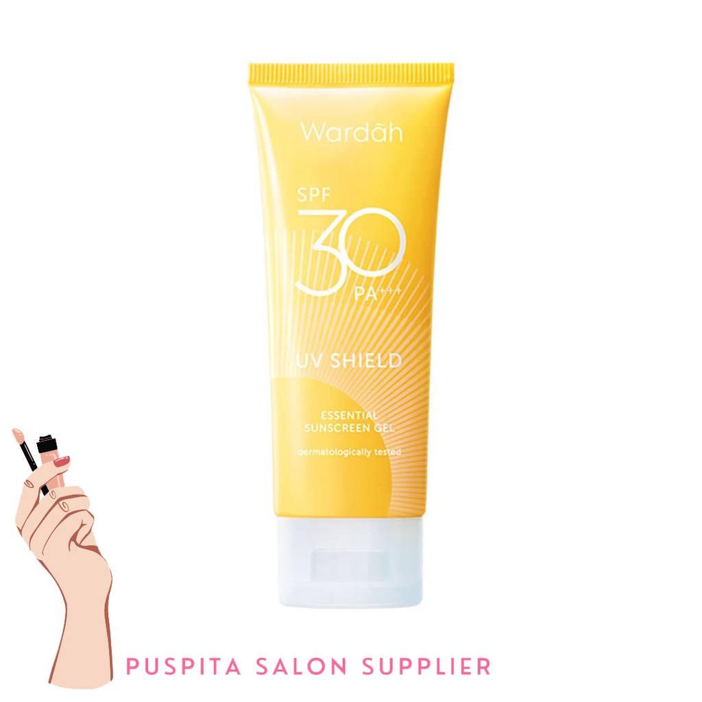 Jual Wardah UV Shield Essential Sunscreen Gel SPF 30 PA+++ 40ml (KUNING ...