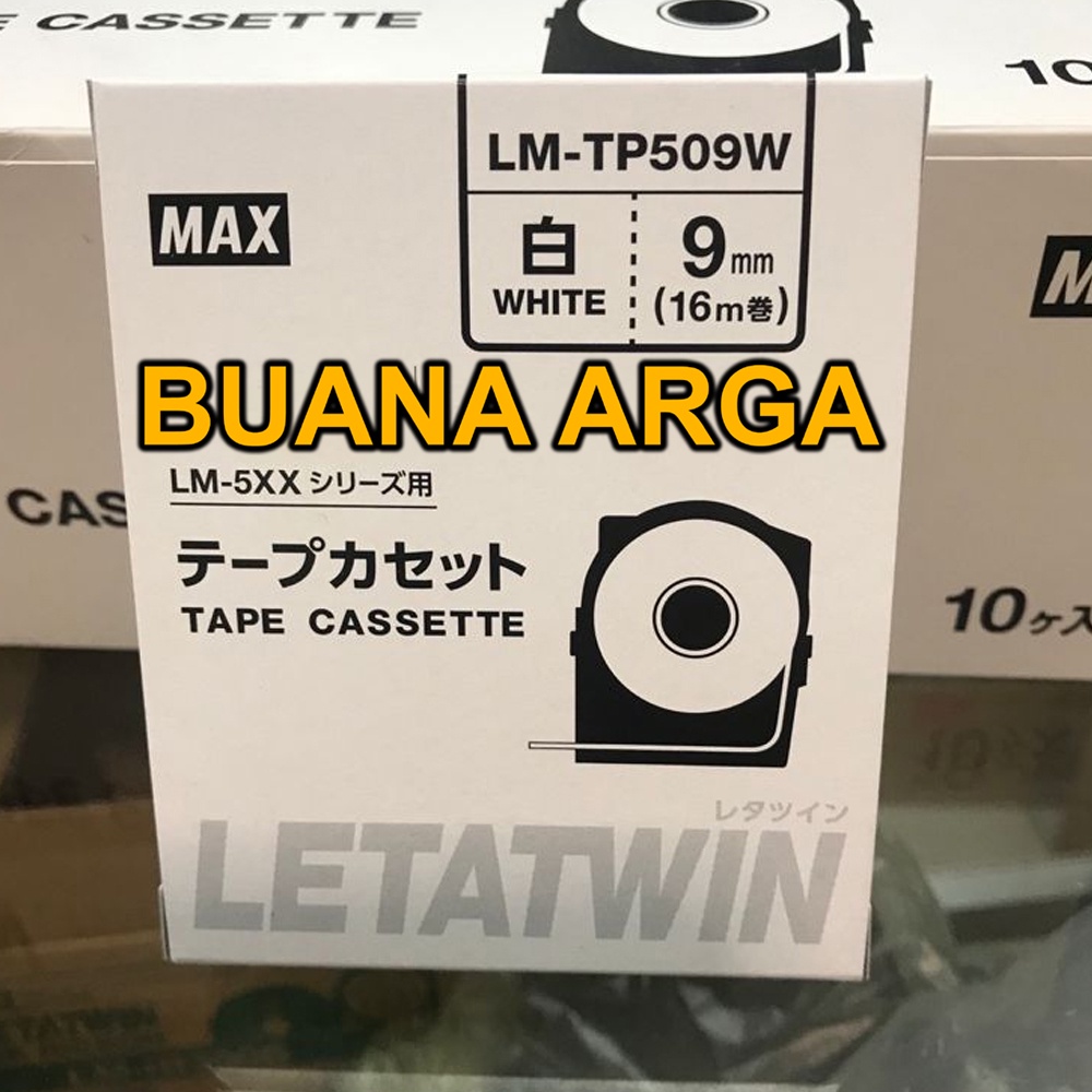 Jual Tape Label Letatwin Max LM-TP509 Kuning / Putih / Transparant ...