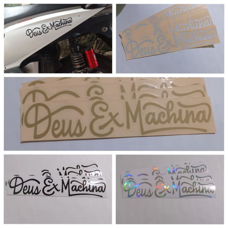 Jual STICKER DEUS EX MACHINA CUTTING | Shopee Indonesia