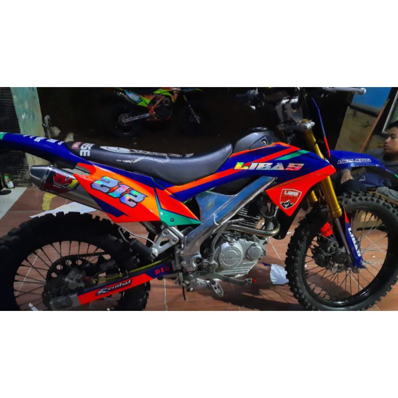 Jual Dekal sticker Decal motor KLX BF DTRACKER Klx 150 GORDON MATERIAL ...
