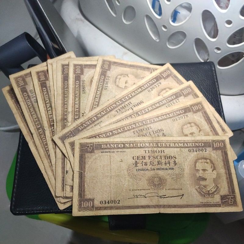 Jual uang kertas asing 100 timor escudo timor timor timur timur ...