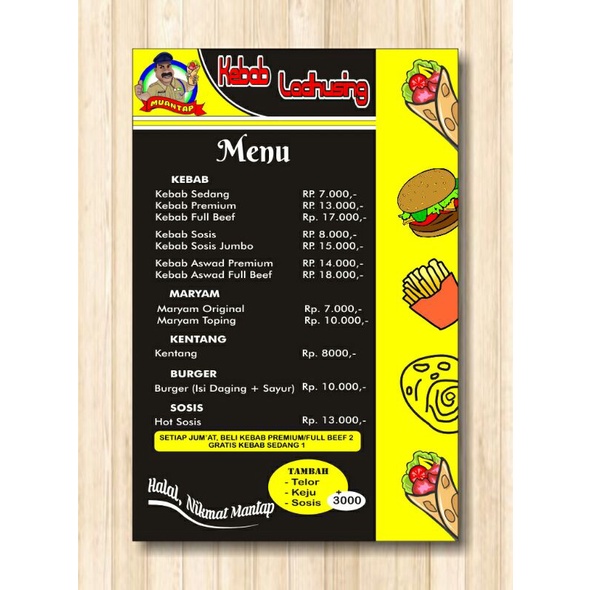 Jual Daftar menu, Price List Produk | Shopee Indonesia