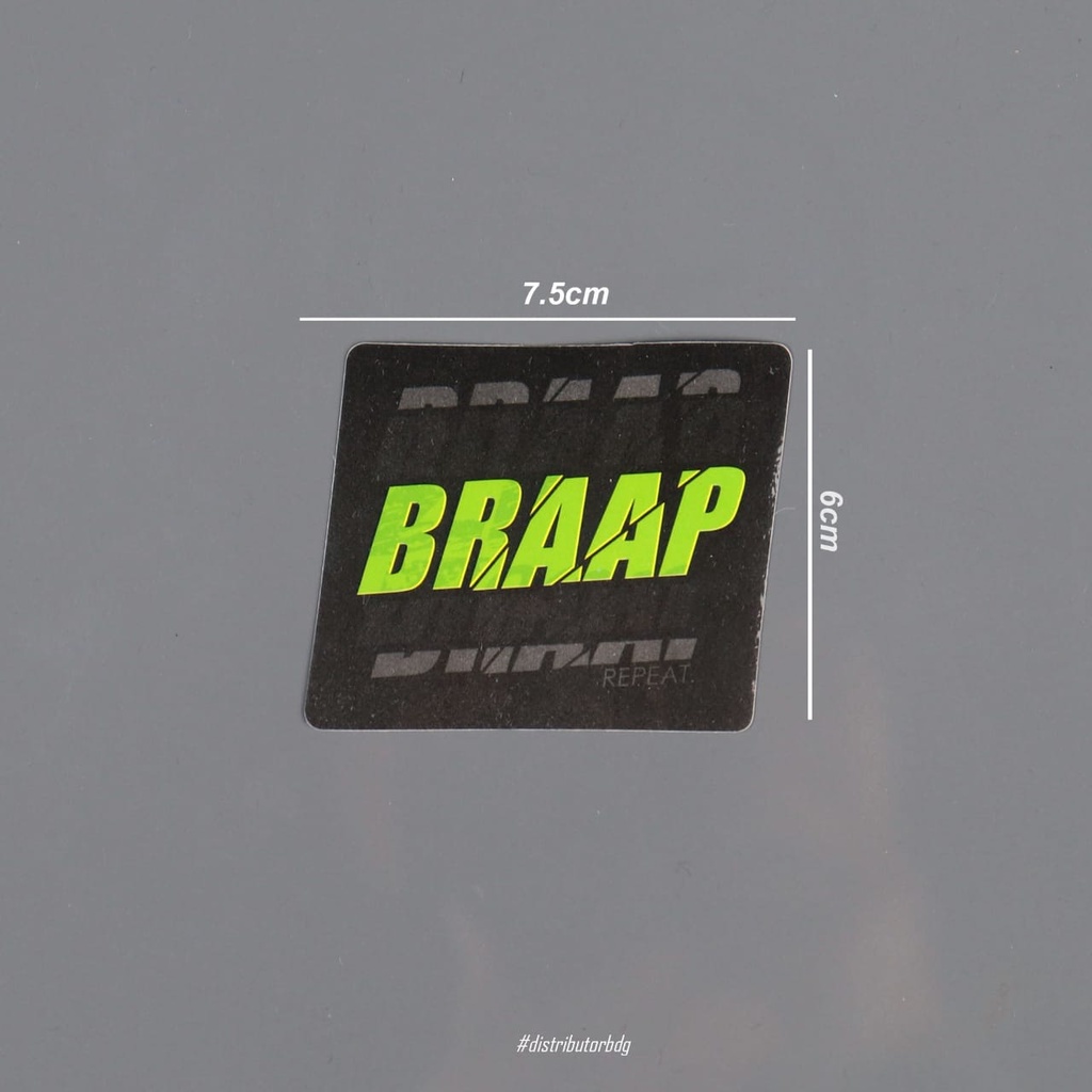 Jual STICKER BORN TO BRAAP | Shopee Indonesia