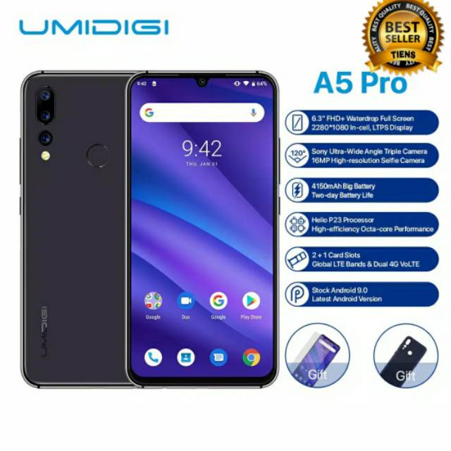 Jual Hp Bagus Murah UMIDIGI A5 PRO 4G LTE RAM ROM 4/32GB STOCK TERBATAS ...