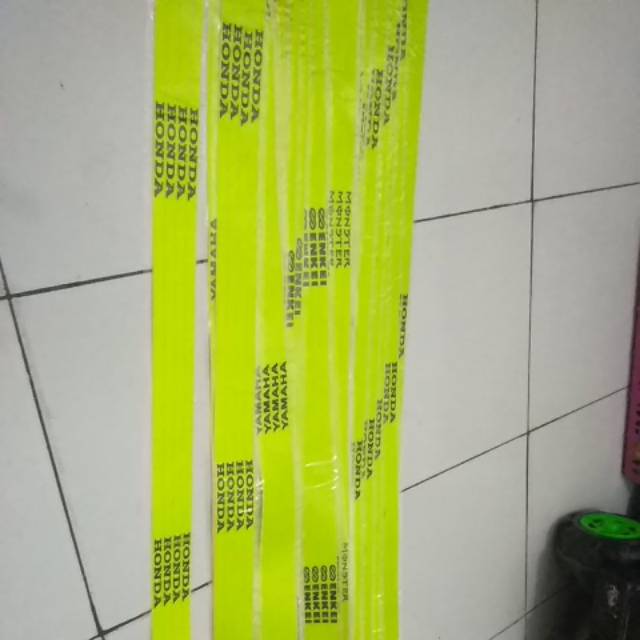 Jual Skotlet list velg panjang isi 4 warna KUNING STABILO yg ada ...