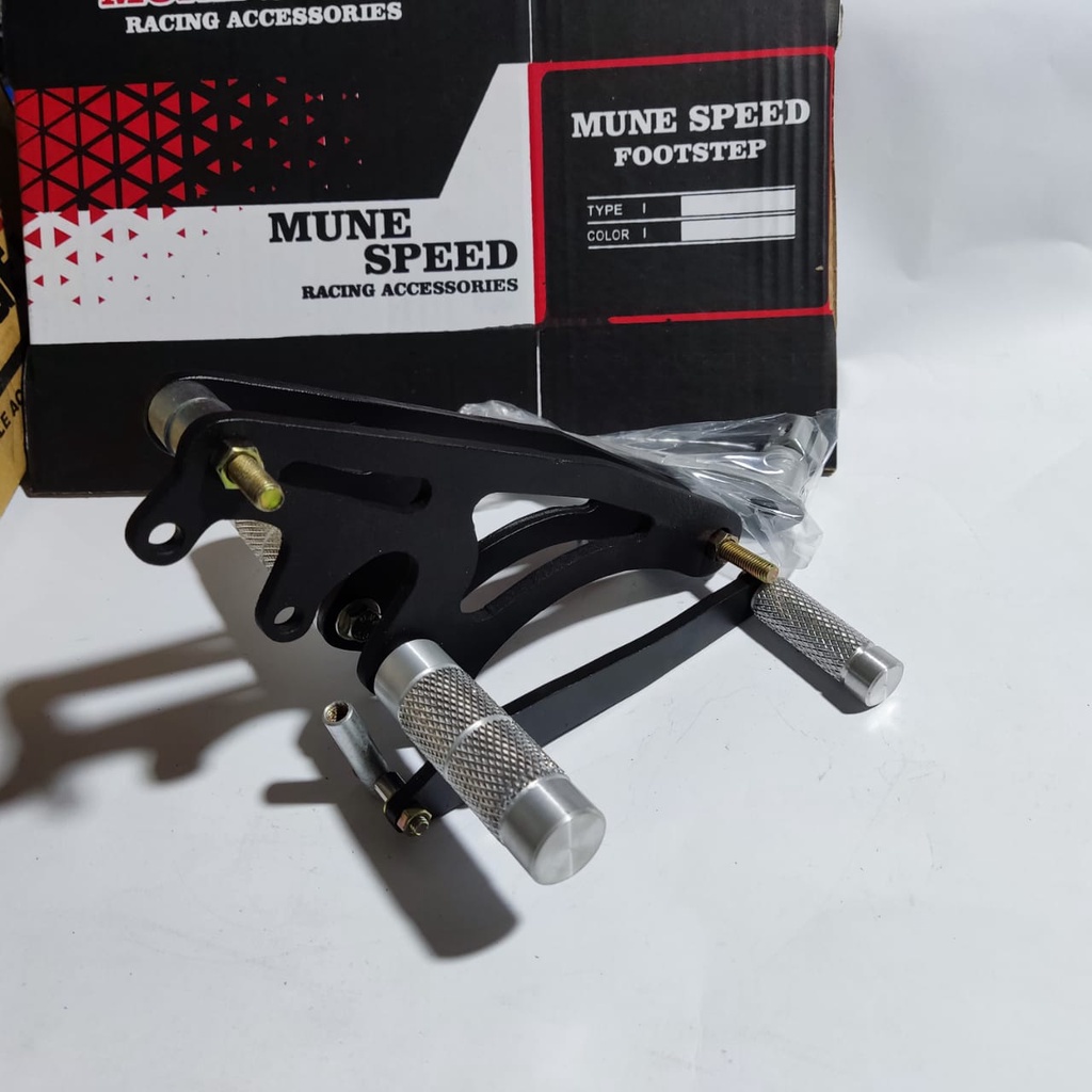 Jual Underbone Footstep Underbone MX KING 150 costume plat besi 100%pnp ...