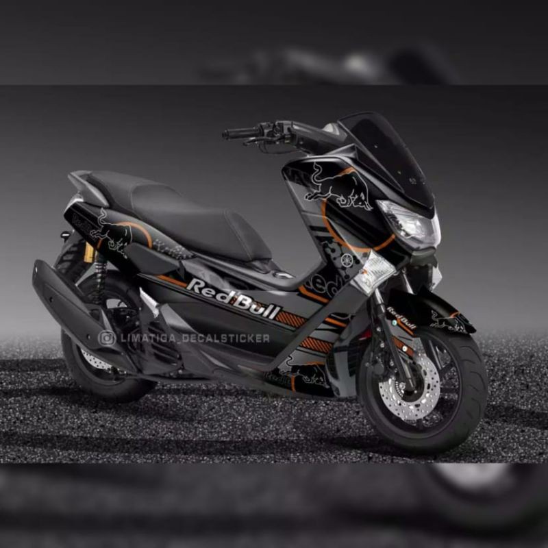 Jual Stiker Decal Nmax lama Fullbody Red bull 002 | Shopee Indonesia