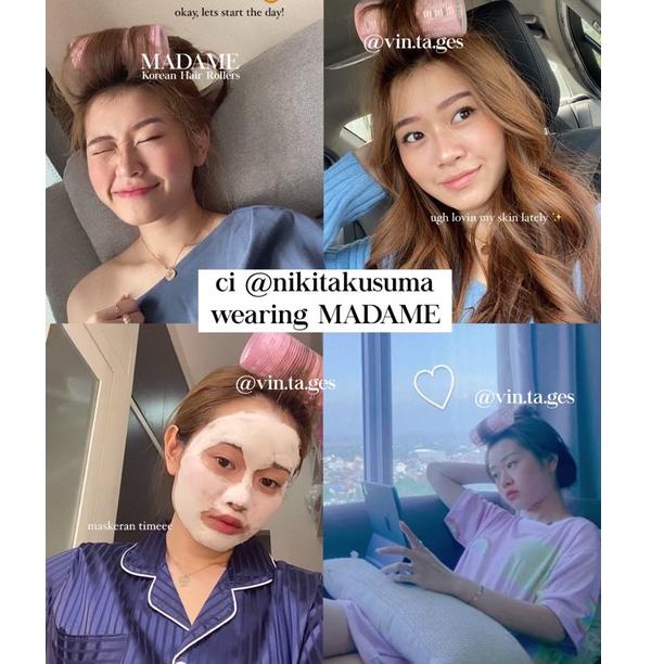 Jual L0N0 READY!! MADAME Korean Hair Rollers / Roll rut Korea jumbo XXL ...