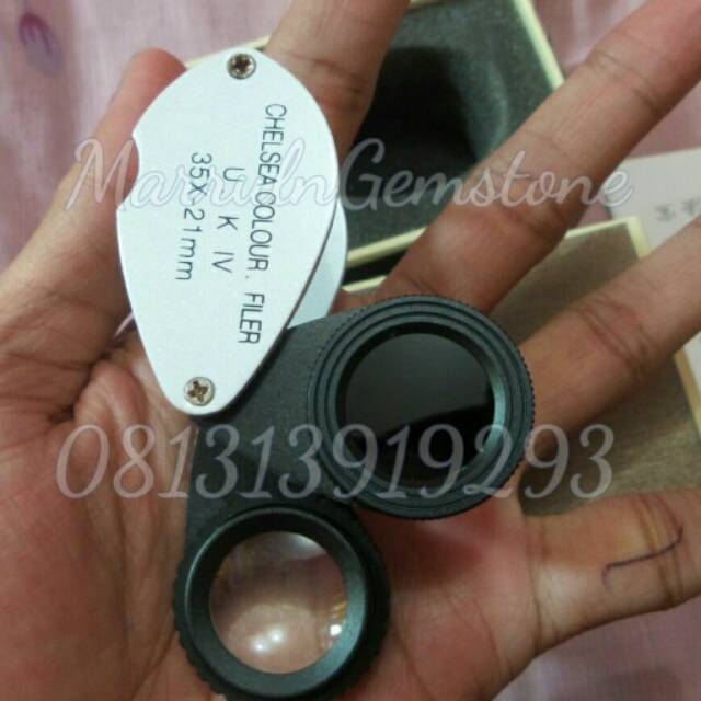 Jual 2in1 chelsea filter jadeite filter and loupe 35x21mm color filter ...