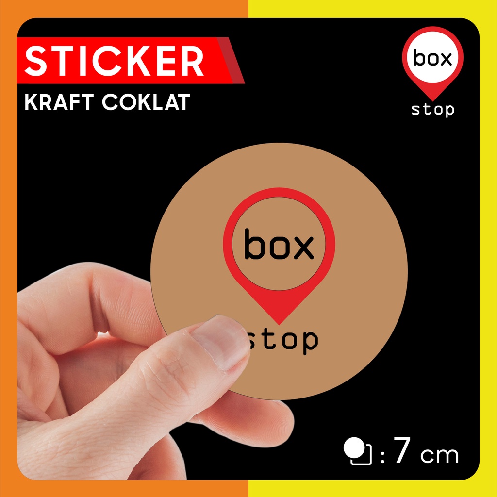 Jual Stiker Label Kraft Coklat - D: 7 cm ( 24 pc) | Shopee Indonesia