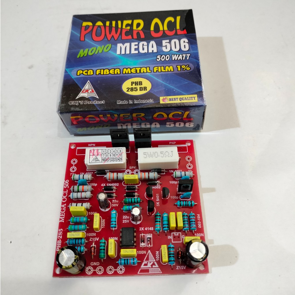 Jual KIT DRIVER POWER OCL 506 MEGA OCL MONO 500W DS | Shopee Indonesia