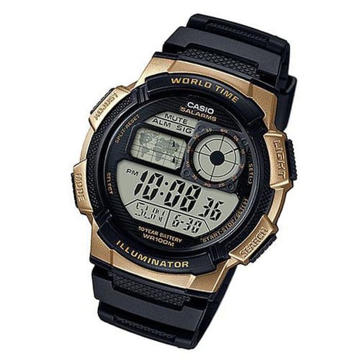 Jual Jam Tangan Pria CASIO General AE 1000W 1A3VDF Tali Rubber Digital Original | Shopee Indonesia