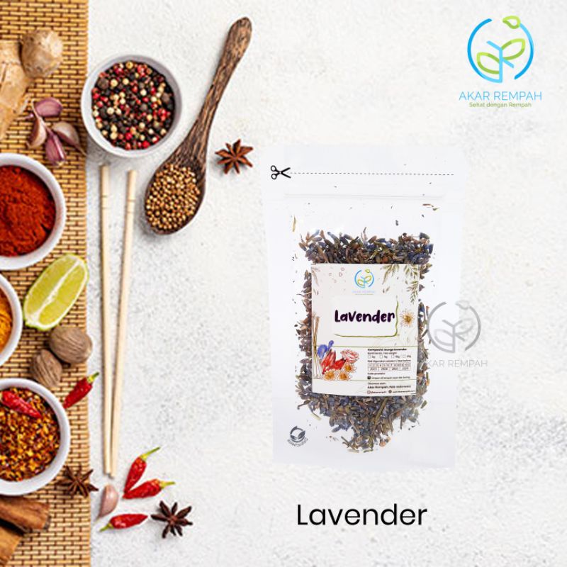 Jual Dried Lavender Flower Tea / Teh Bunga Lavender Kering ...