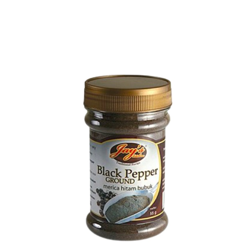 Jual Jay's Pepper Ground Merica Hitam Bubuk 55 gr | Shopee Indonesia