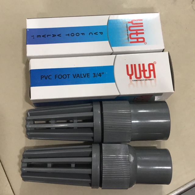 Jual Foot valve/klep pvc Yuta 3/4”&1” | Shopee Indonesia