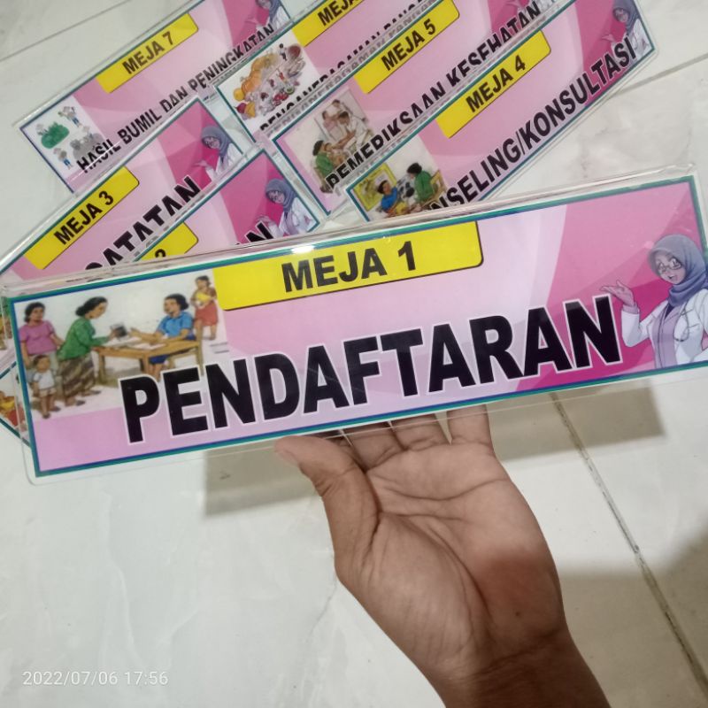 Jual Papan nama meja posyandu.. | Shopee Indonesia