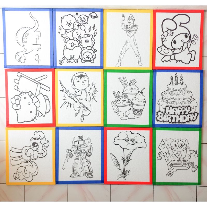 Jual Styrofoam Lukis Anak + LIST (Ukuran 33 CM X 40 CM X 1 CM) | Shopee ...