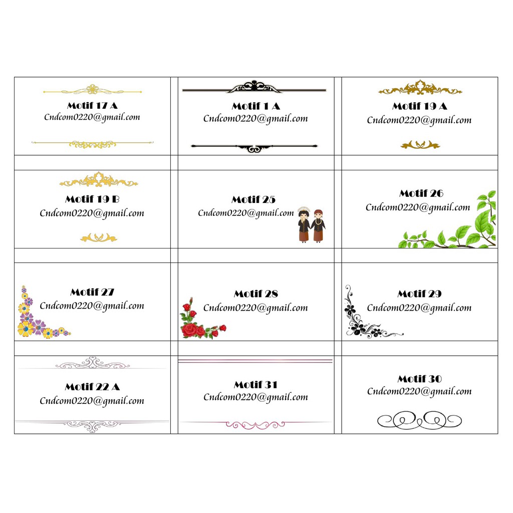 Jual Jasa print sticker label nama undangan TOM&JERRY | Shopee Indonesia