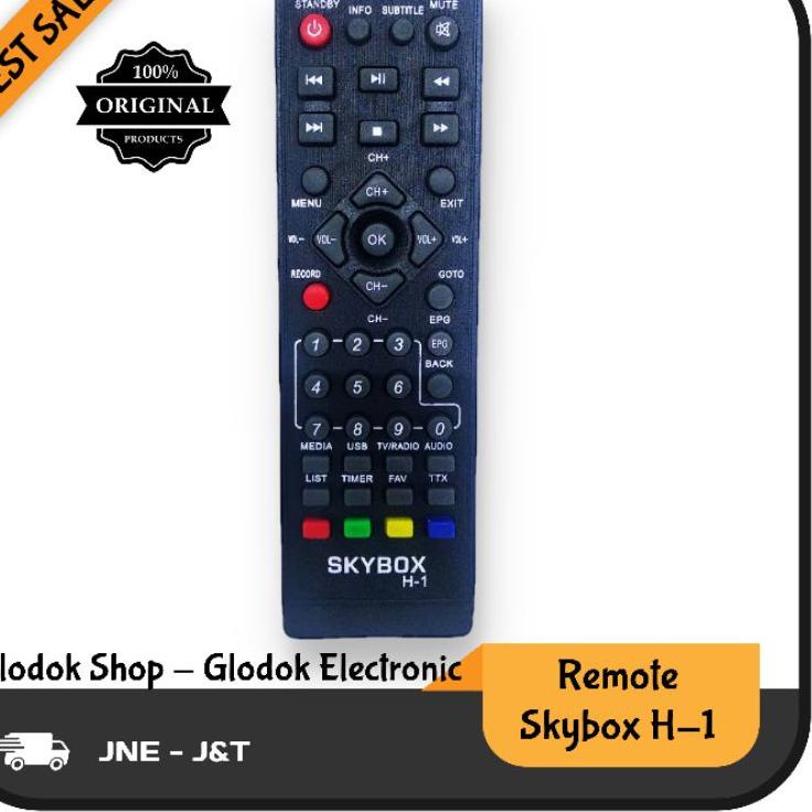 Jual REMOTE SKYBOX H-1 REMOTE RECEIVER PARABOLA SKYBOX H1 ORIGINAL ‑ BA ...