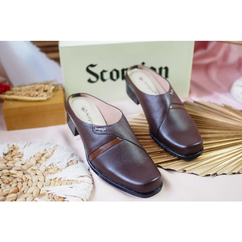 Jual SANDAL SEPATU WANITA KULIT ASLI ORIGINAL SCORPION 071318 | Shopee ...