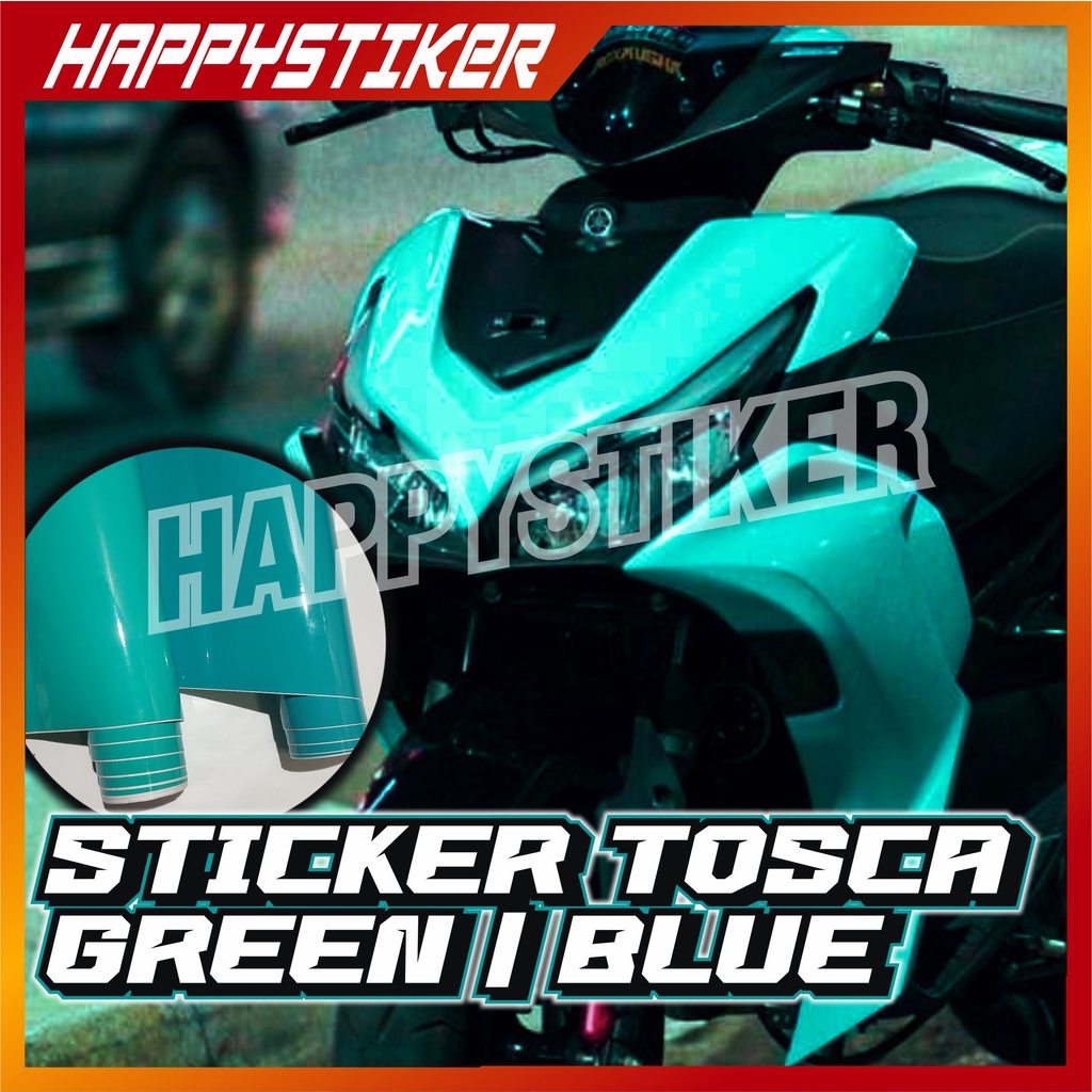Jual Sticker Skotlet Hijau tosca / Sticker Biru tosca / Skotlet tosca ...