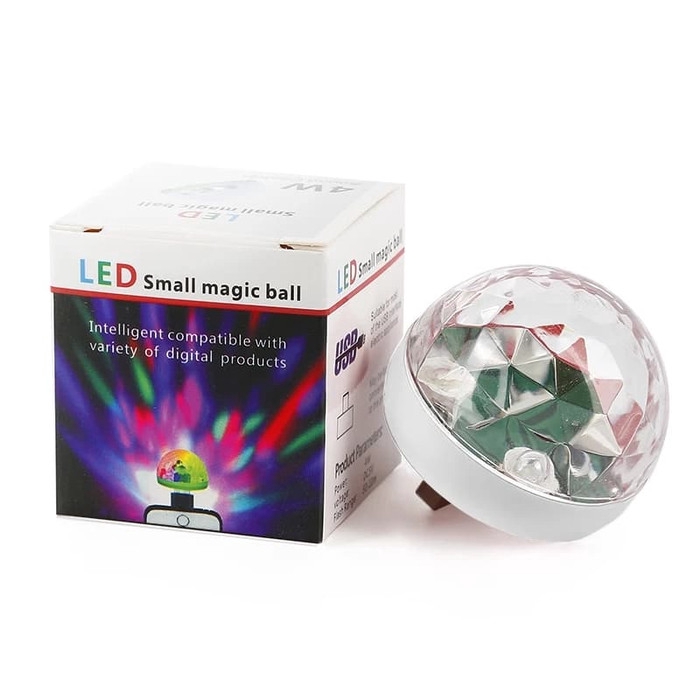 Jual Lampu Led RGB Usb Magic Ball Light Sound Control Disco Light USB ...