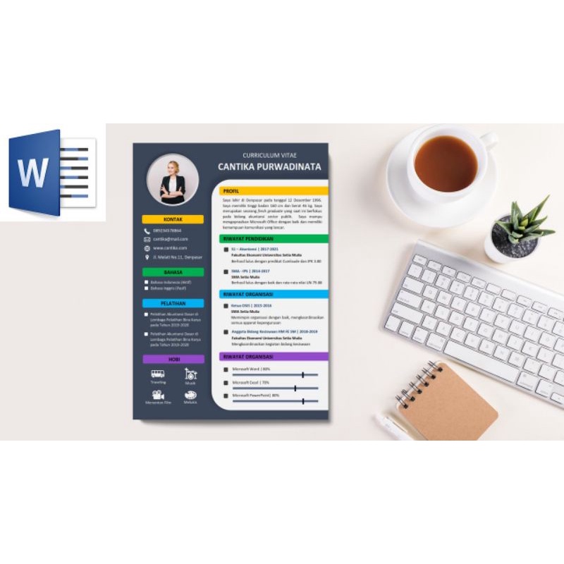 Jual Desain CV 30 Premium Paket Lengkap! (Lamaran Kerja, CV, dan Berkas Yang Dilampirkan ...