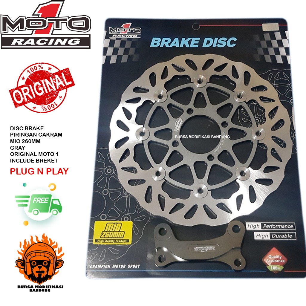 Jual DISC BRAKE 260mm PIRINGAN CAKRAM YAMAHA MIO MOTO1 | Shopee Indonesia