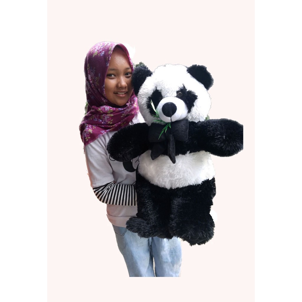 Jual BONEKA PANDA CINA RUMPUT XL 65 CM | Shopee Indonesia