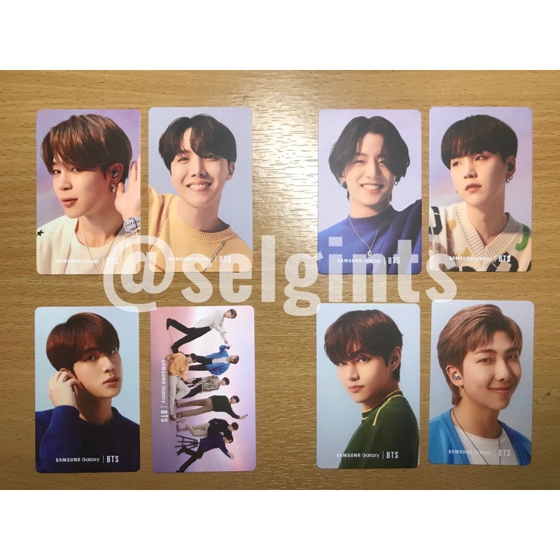Jual BTS SAMSUNG GALAXY S21 OFFICIAL PHOTOCARDS PC RM V JIMIN JIN SUGA J-HOPE JUNGKOOK | Shopee ...