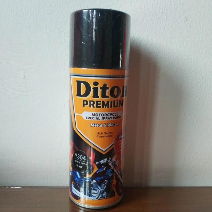 Jual Cat semprot Diton Premium ( 9304 ) Candy Tone black (hitam Candy ...