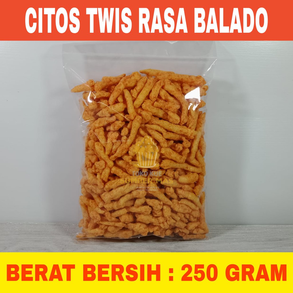 Jual TWIS JAGUNG RASA Balado -250 gr / Cheetos Kiloan Rasa Balado ...