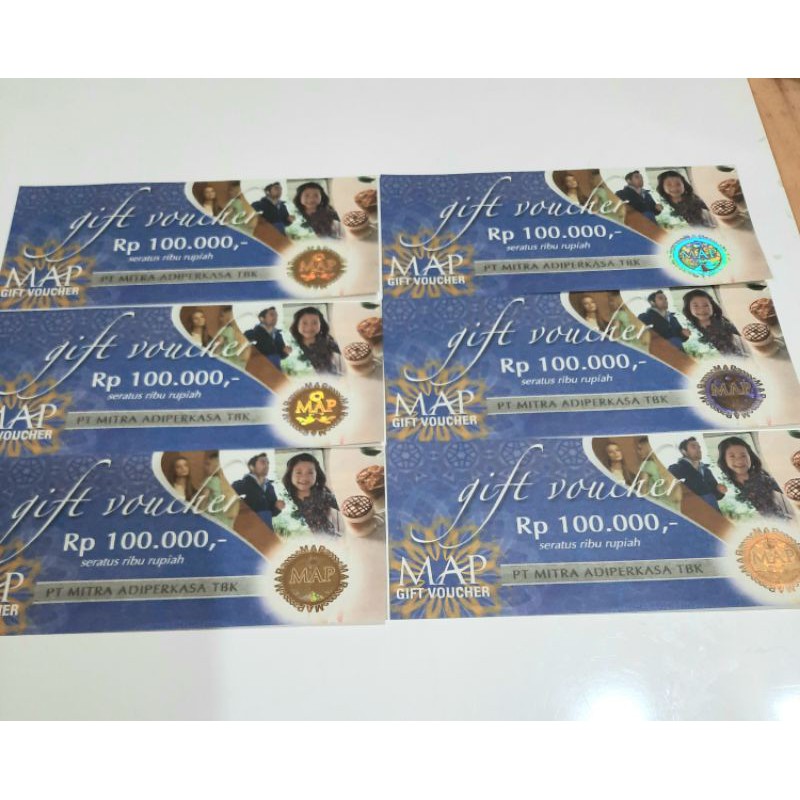 Jual Voucher MAP Nominal Rp 50.000 Rp 100.000 Mitra Adi Perkasa 50ribu 100ribu 100rb | Shopee ...