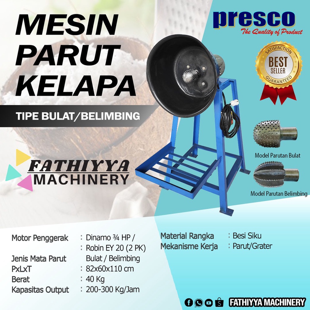 Jual Mesin Parut Kelapa Model Bulat/Belimbing | Shopee Indonesia