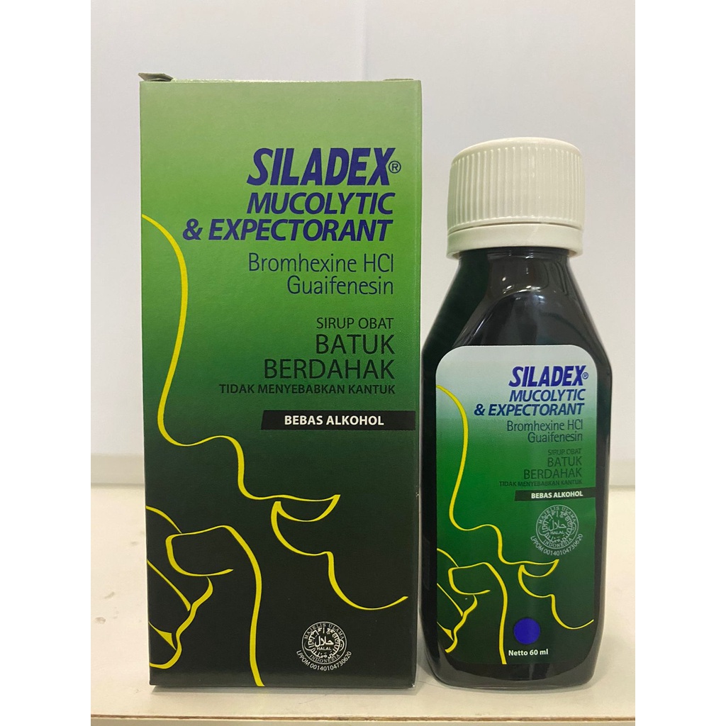 Jual Siladex Mucolytic & Expectoran Syrup 60ml / Siladex Batuk Berdahak ...