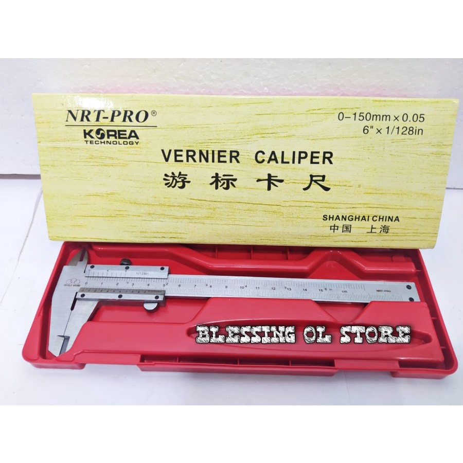 Jual SIGMAT BESI MANUAL 6 INCH / VERNIER CALIPER / JANGKA SORONG MANUAL | Shopee Indonesia