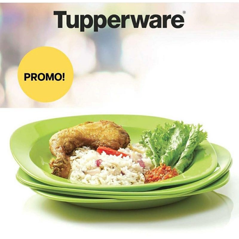 Jual Piring makan Blossom Plate Tupperware Original | Shopee Indonesia
