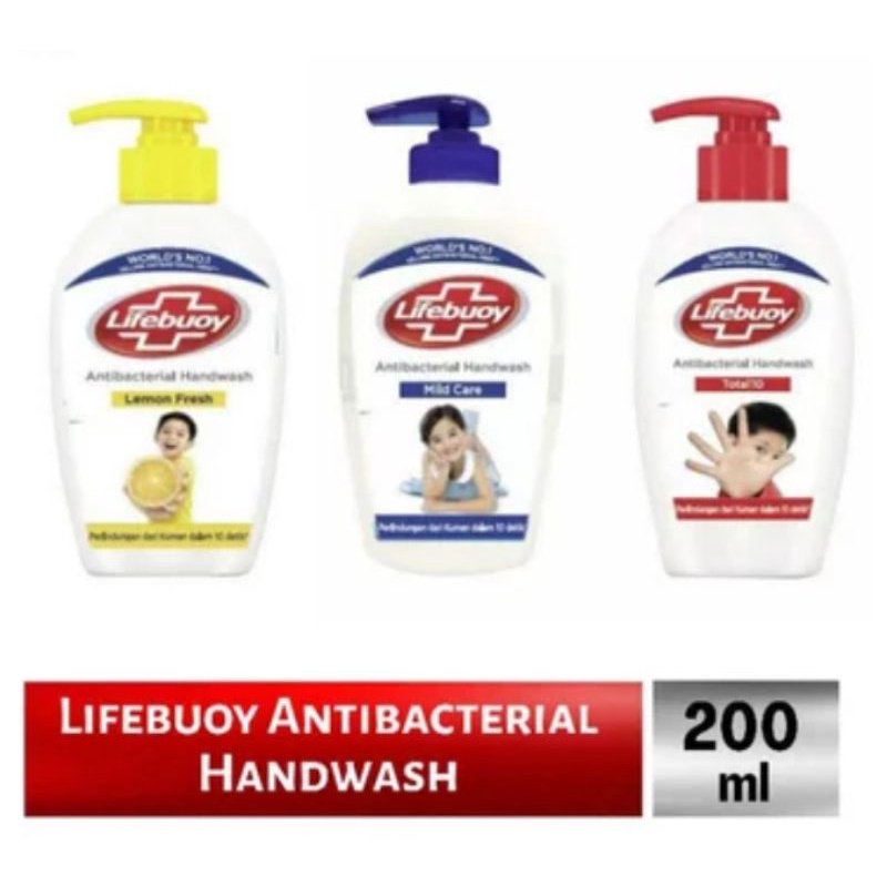 Jual Lifebuoy Antibacterial Handwash -200ml | Shopee Indonesia