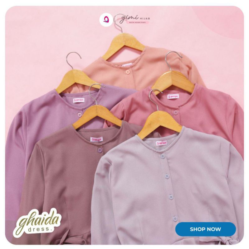 Jual Ghaida Dress by Gimi Hijab (Dress only) | Shopee Indonesia