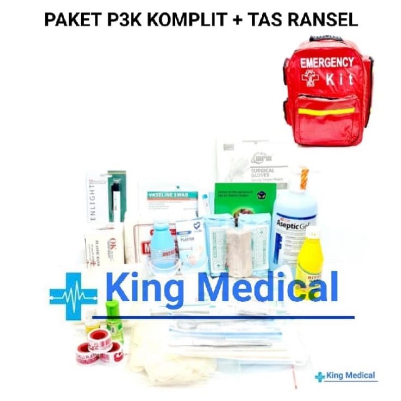 Jual Paket Tas Ransel P3K + isi/First Aid Tas P3K Model Ransel +isi ...