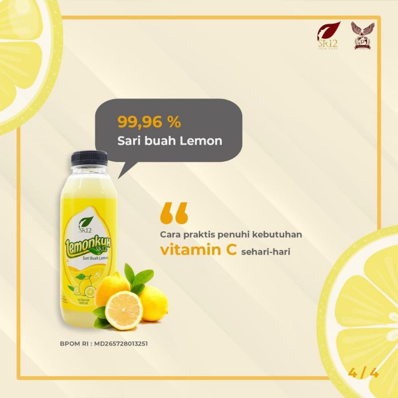 Jual Sari Lemon,Lemonkuh,Ekstrak lemon,minuman lemon/Lemonkuh SR12 500g ...