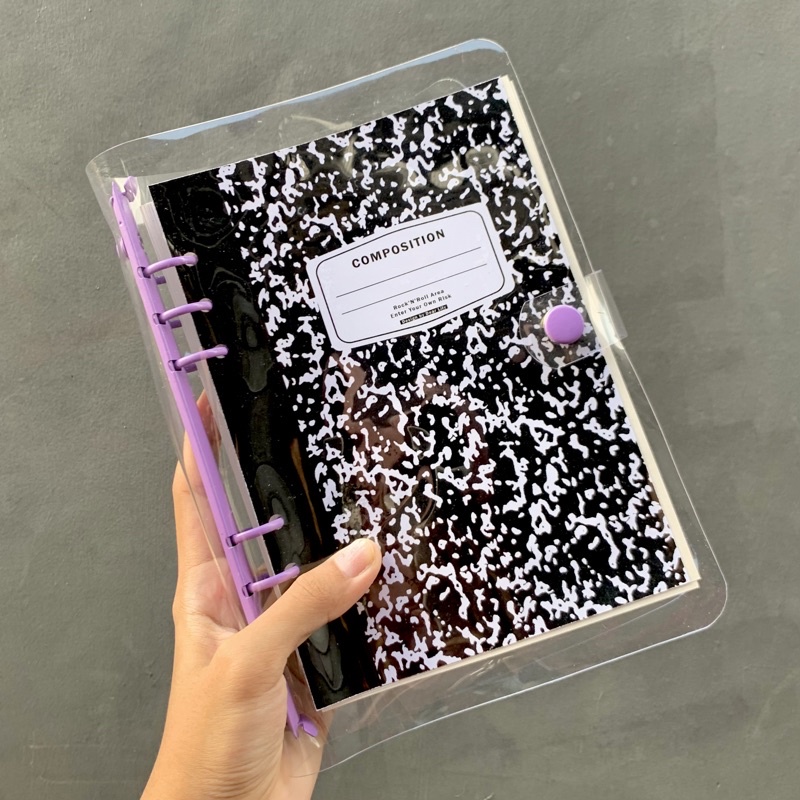 Jual A5 binder Transparan // dear journal (transparent binder) clear ...