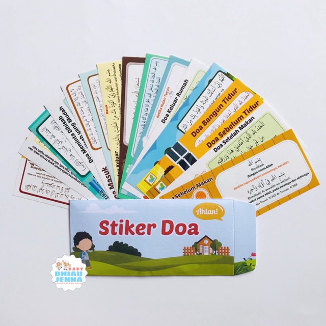 Jual (BDJ) Stiker Doa Ahlan / Sticker Doa Ahlan / Stiker Doa Anak ...