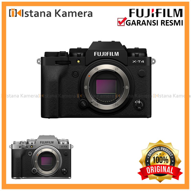 Jual FUJIFILM X-T4 XT4 Mirrorless Digital Camera (Body Only, Silver ...