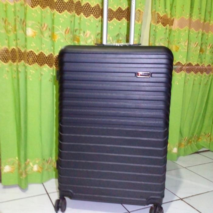 Jual Koper Fiber Jumbo Ukuran 28 Inch / Roda 4 / 360 Derajat-Hitam ...