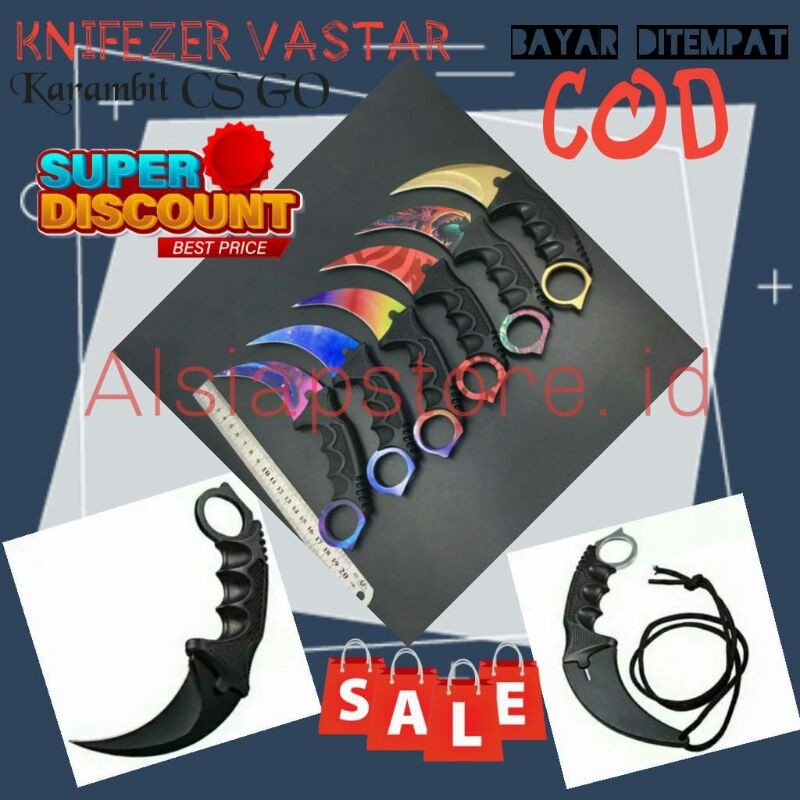 Jual COD KNIFEZER VASTAR PISAU KARAMBIT CS GO COLLECTOR KNIFE | Shopee Indonesia
