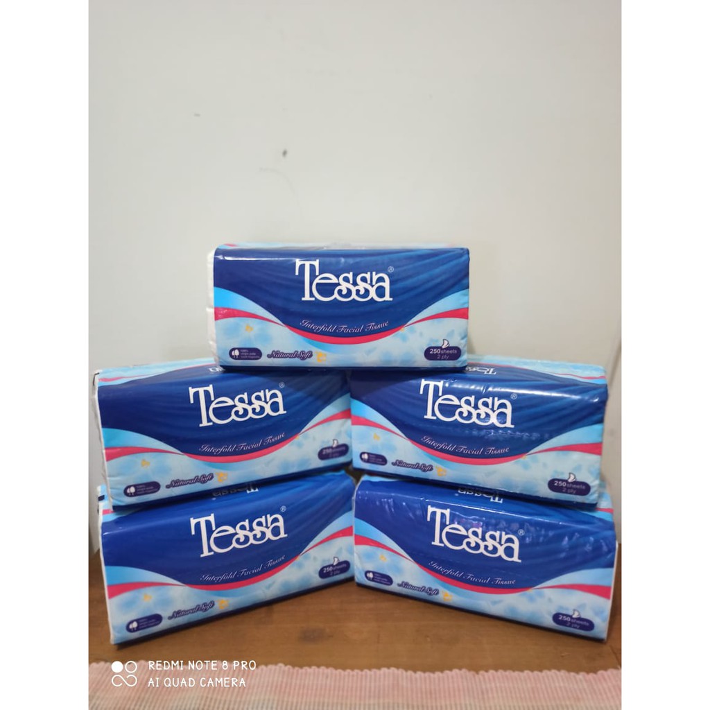 Jual Tisu Tessa 250 Sheets 2 Ply / Tissue Tessa 250 | Shopee Indonesia