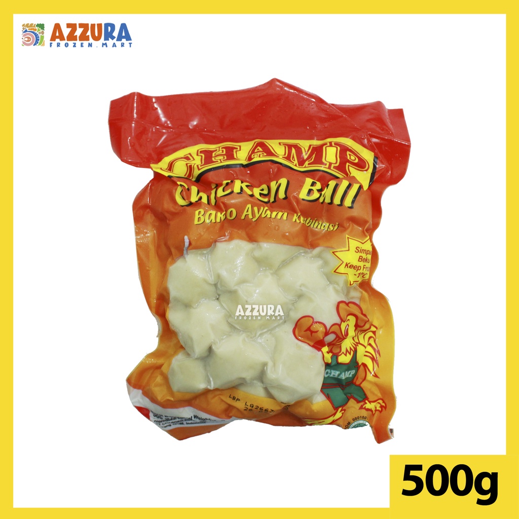 Jual Champ Chicken Ball Bakso Ayam Kombinasi 500g | Shopee Indonesia