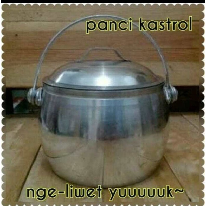 Jual castrol/kastrol nasi liwet/penanak nasi serbaguna no. 8 isi 2 ...